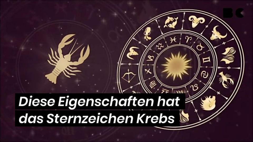 Diese Eigenschaften hat das Sternzeichen Krebs - BuzzClips